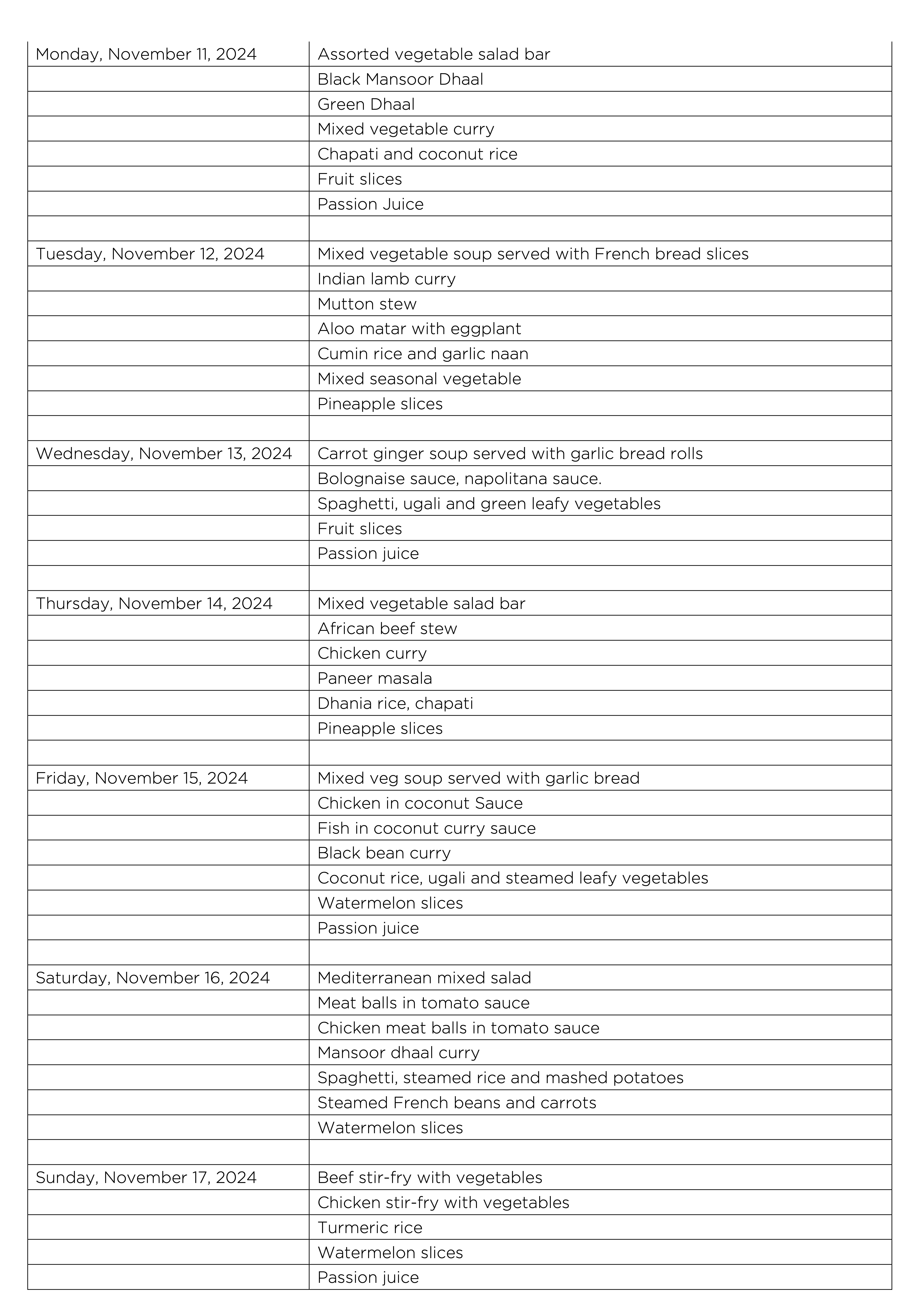 November 2024 LUNCH menu C.jpg | Aga Khan Academies