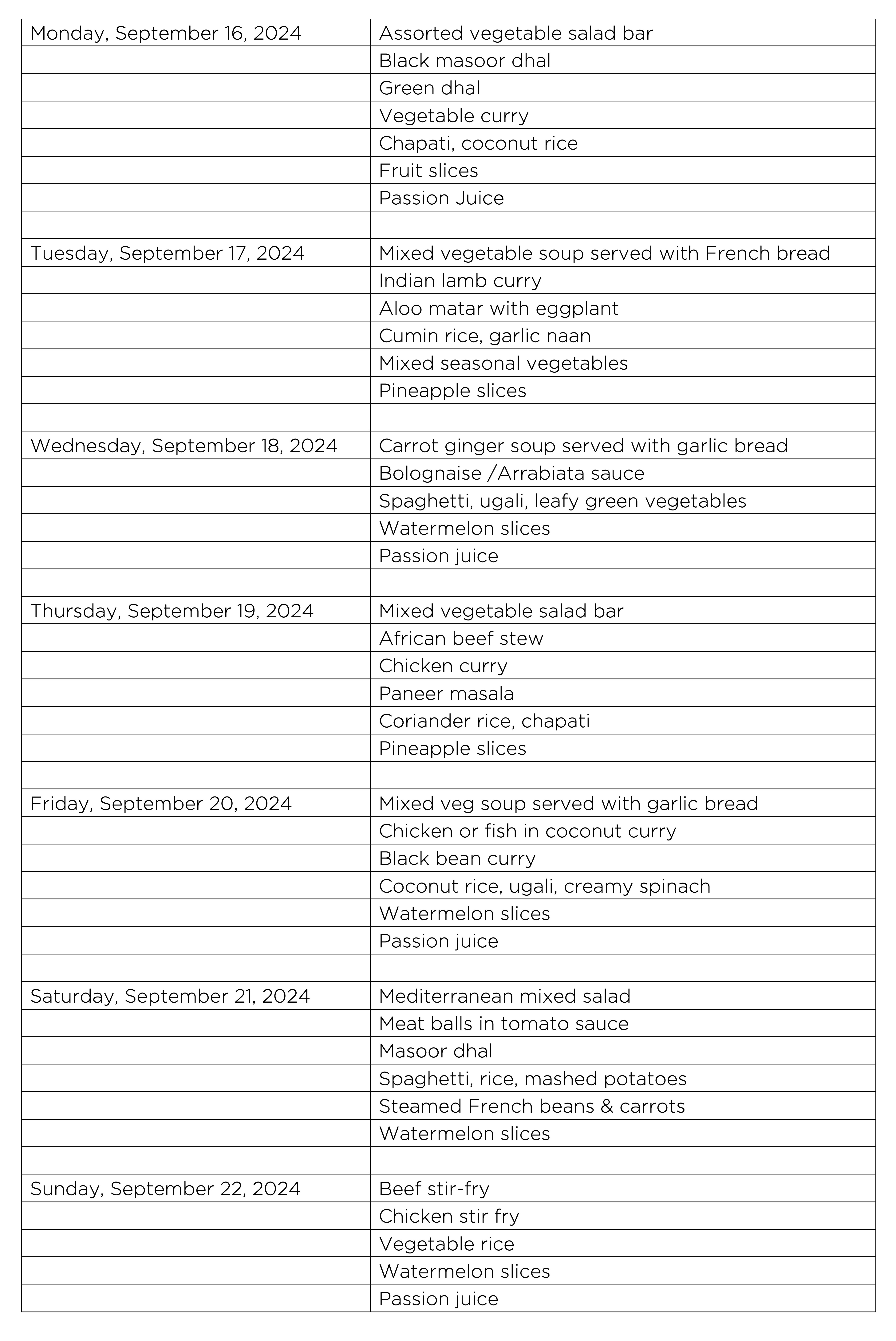September 2024 LUNCH menu C.jpg | Aga Khan Academies